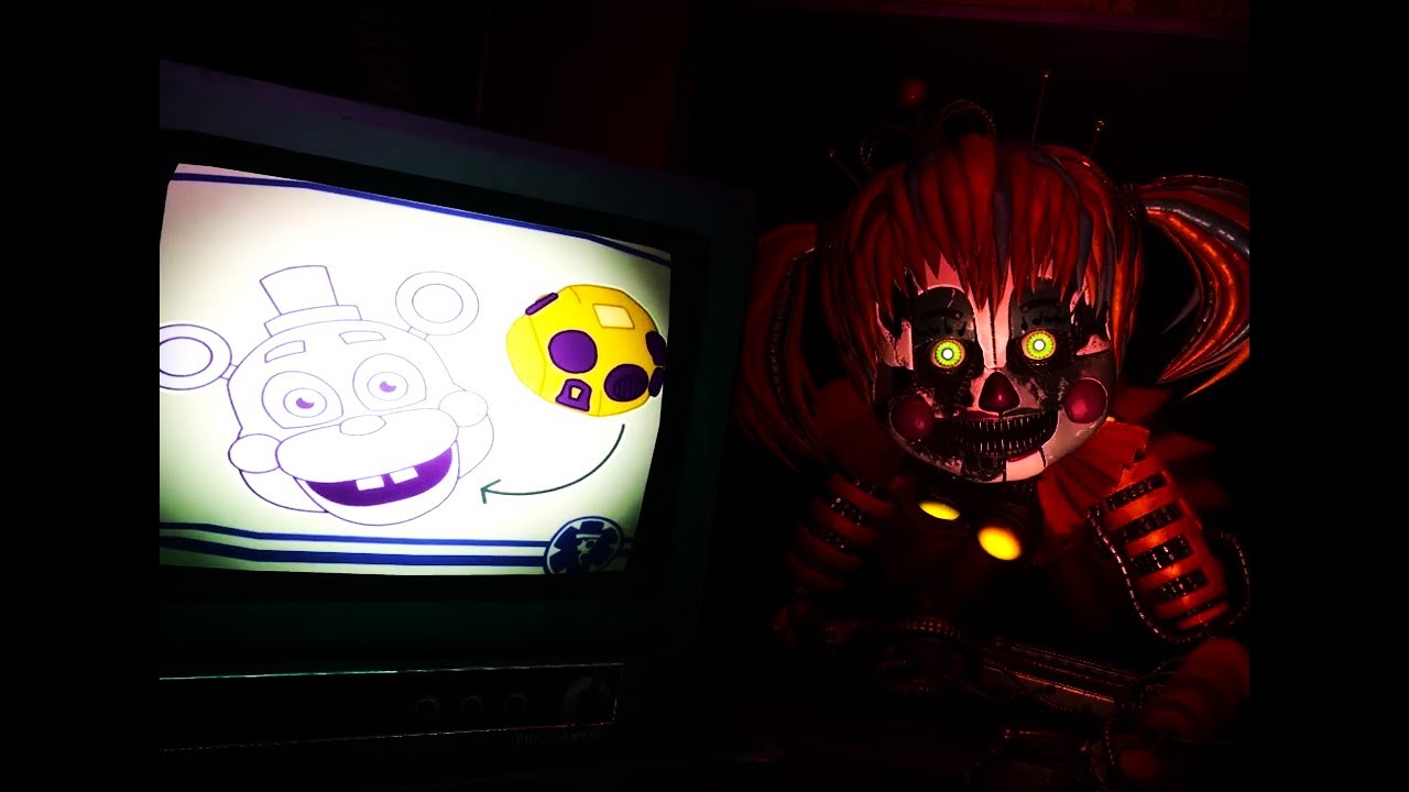 FIXING HELPY WITH SCRAP BABY ROAMING AROUND... [FNAF: Help Wanted 2 ...