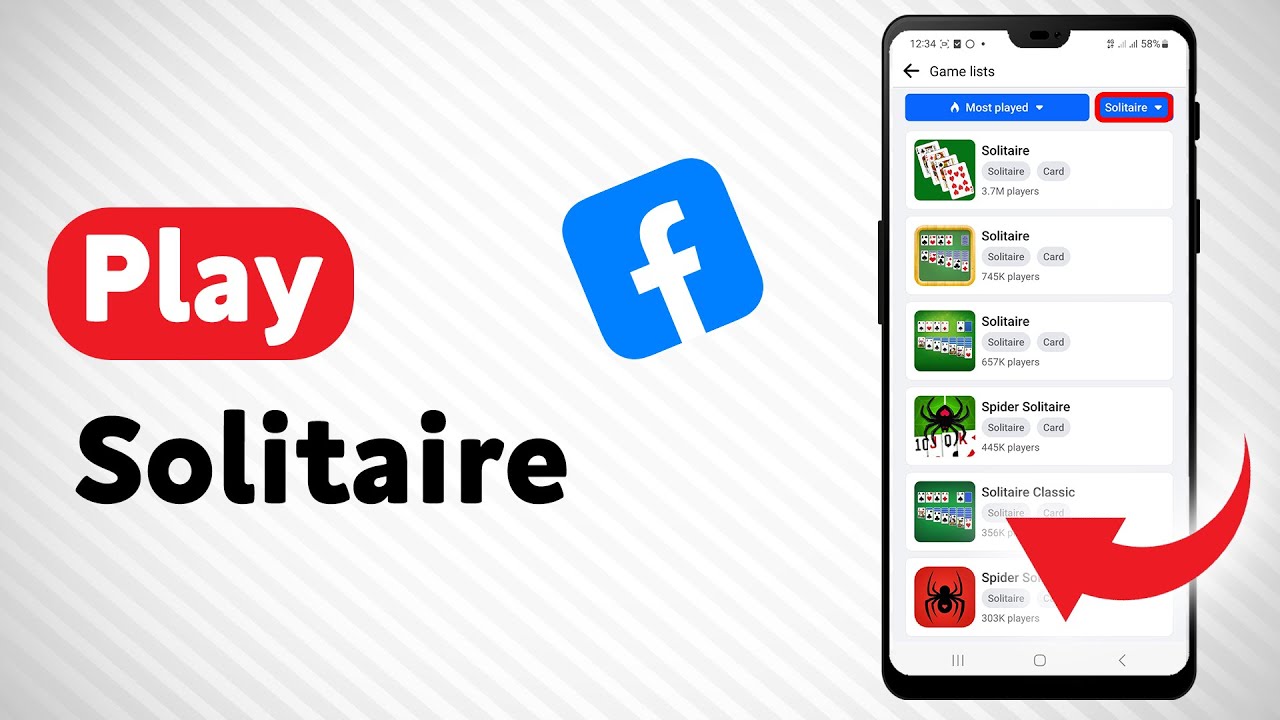How To Play Solitaire On Facebook - Full Guide - YouTube