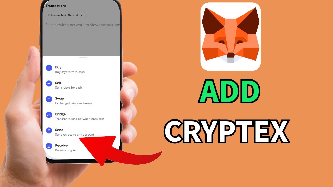 How to Add Cryptex to MetaMask Wallet 2025? - YouTube