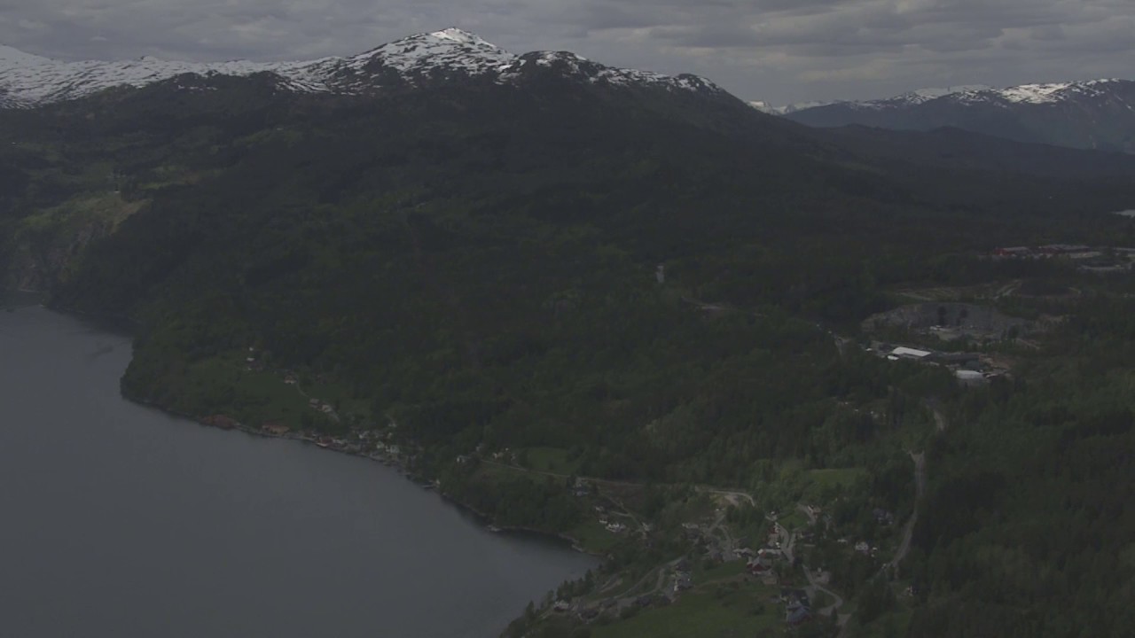 Stryn, Stryneelva, Innvikfjorden, Innvik, Utvik - Flying Over Norway ...