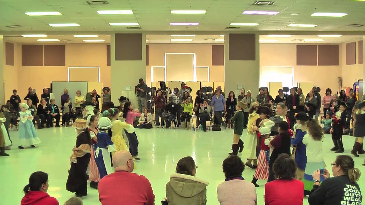 Virginia Reel in costume - YouTube