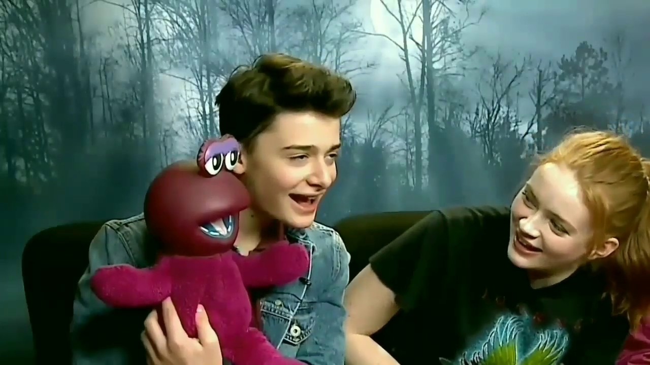 Stranger Things Cast on crack ; Funny Moments - YouTube