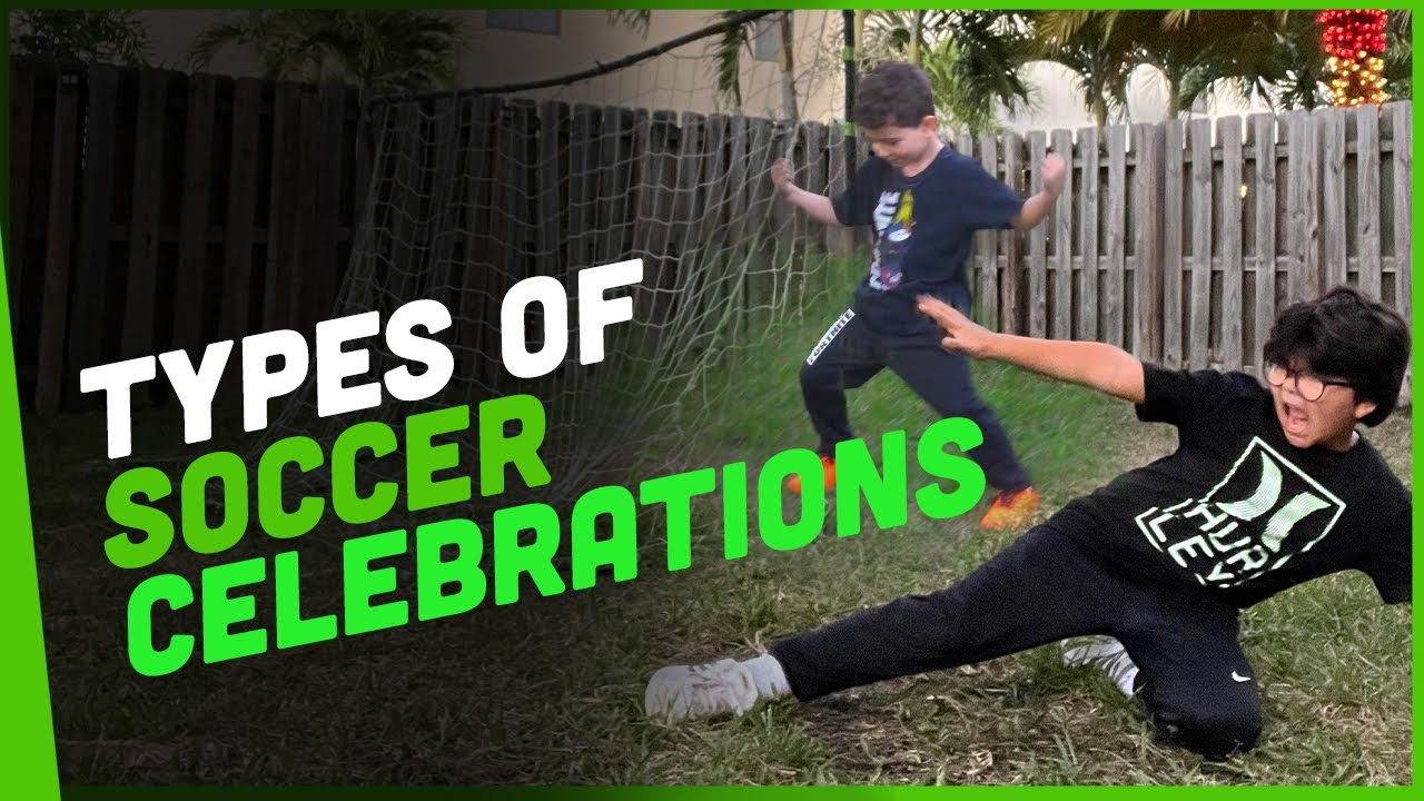 Types of soccer celebrations - YouTube