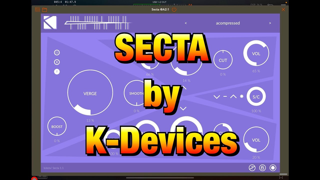 SECTA - Amplitude Sculptor by K-Devices - Demo for the iPad - YouTube