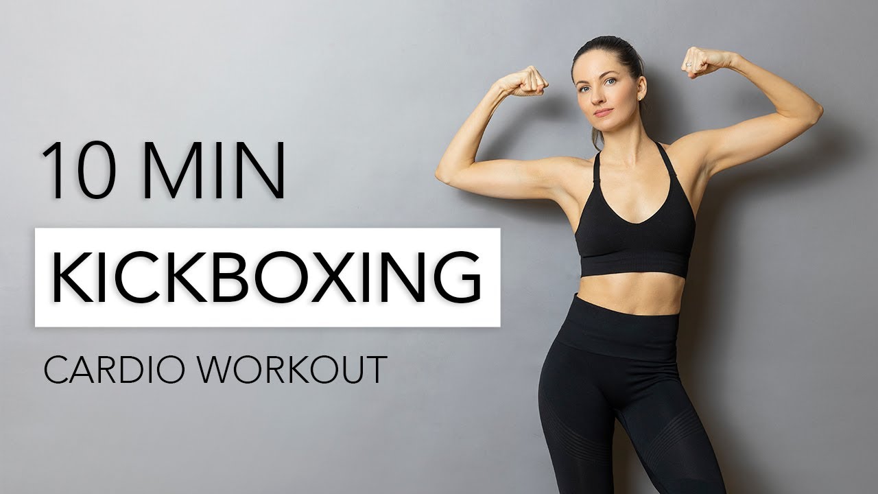 10 min KICKBOXING CARDIO workout / Beginners friendly / No equipment ...