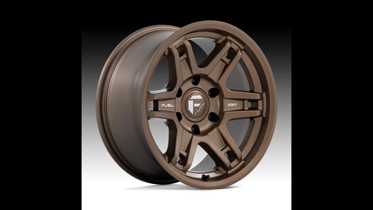 Fuel Slayer D837 FFT Matte Bronze Custom Truck Wheel - YouTube