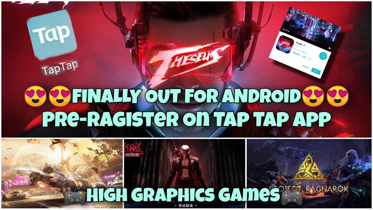 TOP 4 GAMES FINALLY OUT FOR ANDROID | PRE-REGISTER ON TAP TAP | HIGH ...