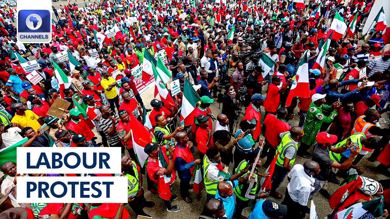 NLC, TUC Members Protest In Abuja, Other States - YouTube