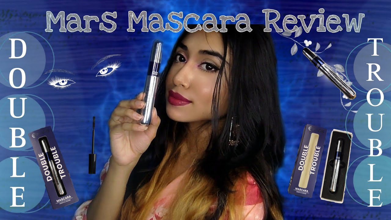 Mars Double Trouble Mascara Review With Makeup Tutorial|Best Mascara ...