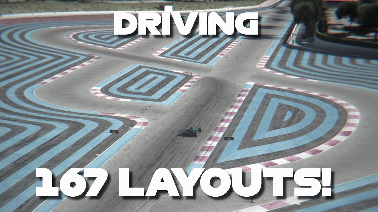 Driving ALL Of Paul Ricard's Possible 167 Layouts In An F1 Car (197 ...