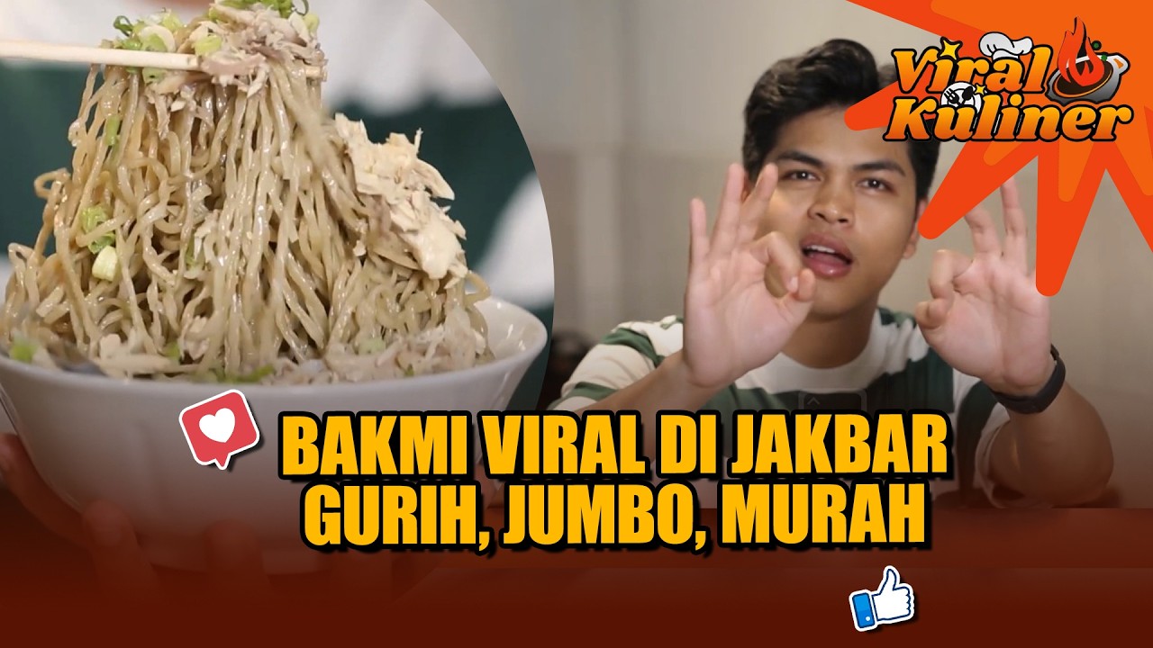 MAKAN BAKMI ONO VIRAL DI JAKARTA BARAT! BAKMI KARET AYAM KAMPUNG ...