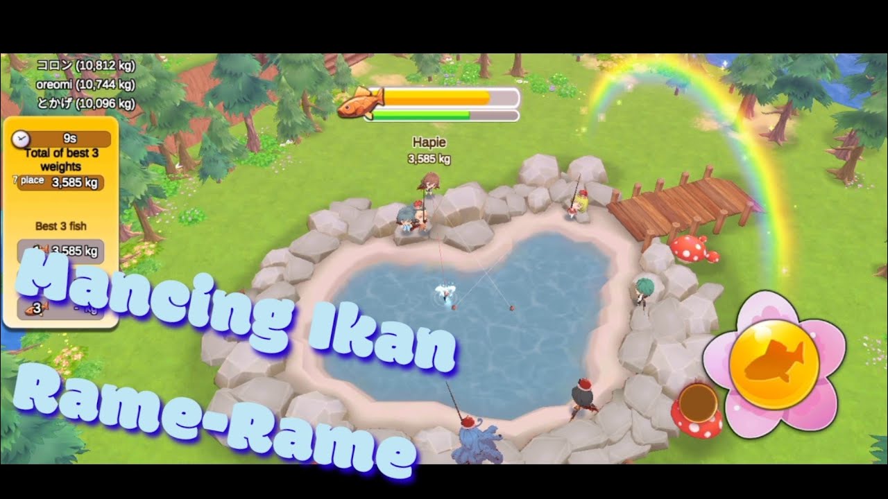 Mancing Rame-rame di The Land Elf Crossing gameplay - YouTube