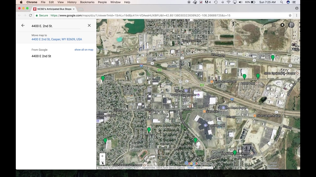 NCSD Bus Stop Map - How to Use - YouTube