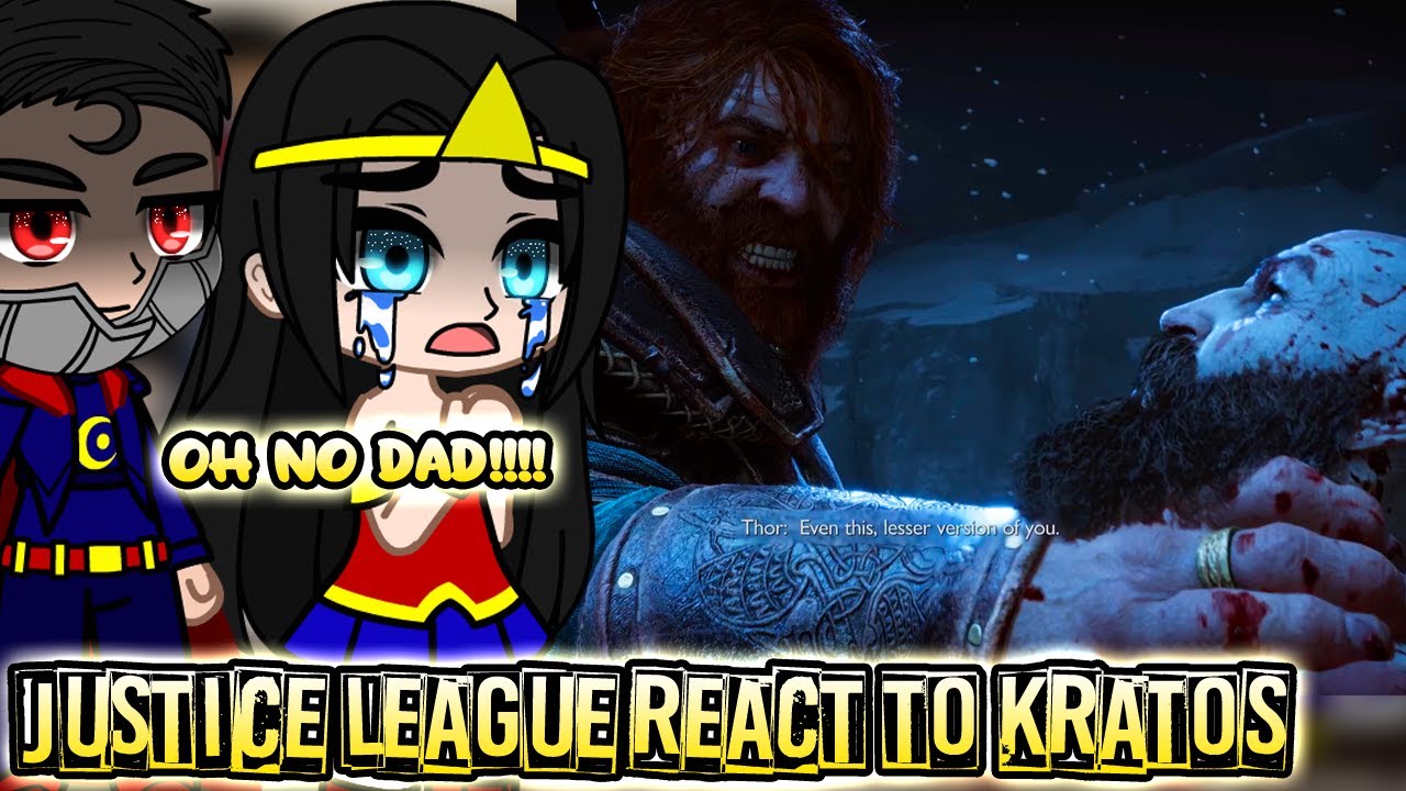 Justice league react to kratos as Wonder Woman dad | gc | GOW Ragnarok ...