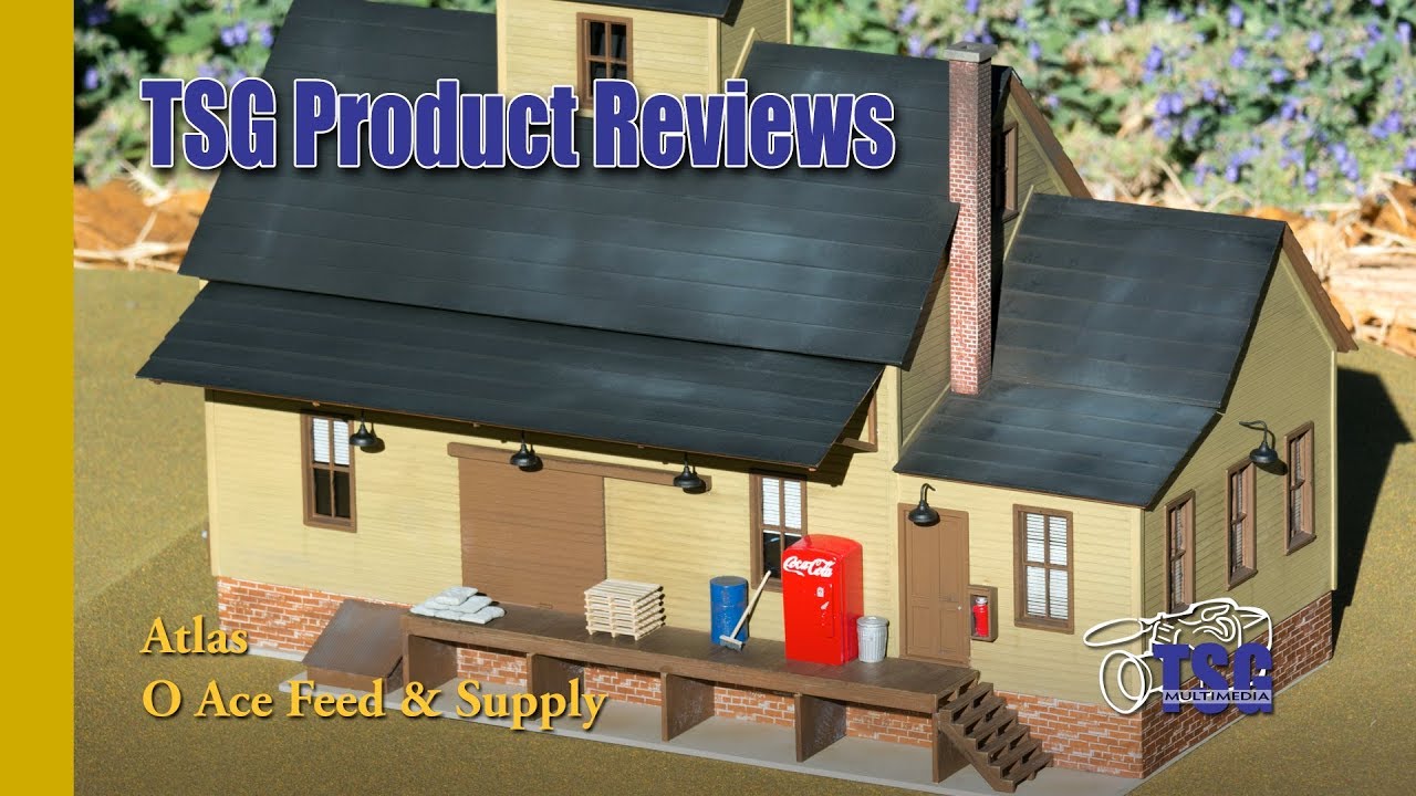 O Scale Feed Store Model Kit Atlas Product Review - YouTube