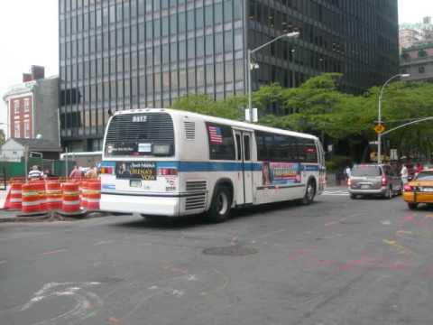 MTA Bus TMC-RTS #8617 M6 Bus on Whitehall St-South Ferry - YouTube