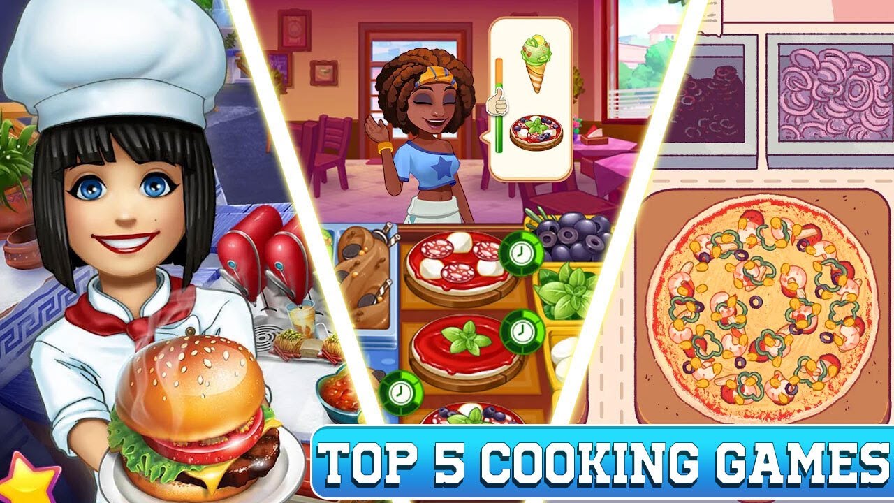 Top 5 Cooking Games For Girls | Fast Food Cooking Games 2022 - YouTube