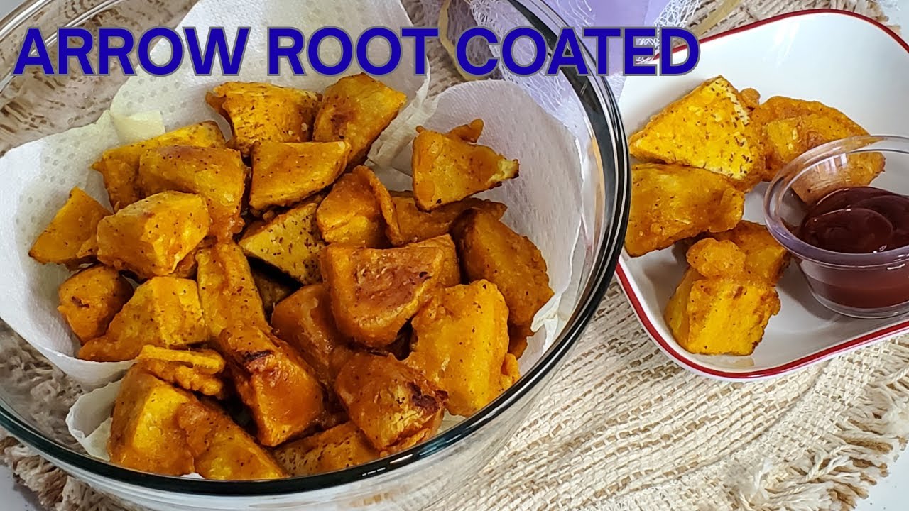HOW TO MAKE FRIED ARROW ROOT/SWEET POTATO COATED | NDUMA/ VIAZI TAMU ...