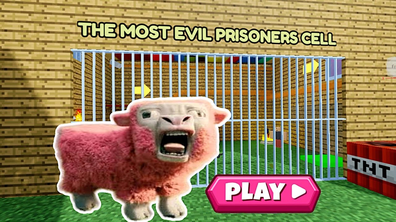 PINK SHEEP BARRY'S PRISON RUN (Obby) #roblox #scaryobby - YouTube
