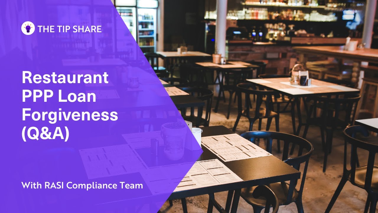 Restaurant PPP Loan Forgiveness (Q&A) - YouTube