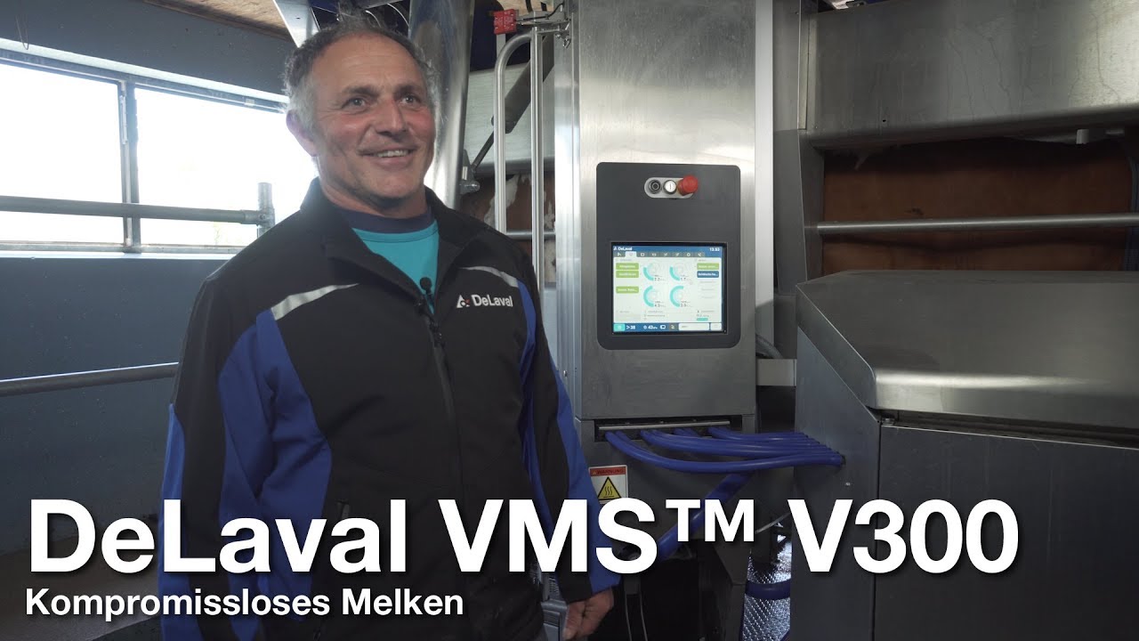 DeLaval VMS™ V300 - Kompromissloses Melken - YouTube