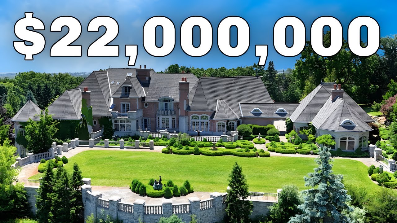 Inside a $22,000,000 Mega Mansion near Detroit Michigan - YouTube