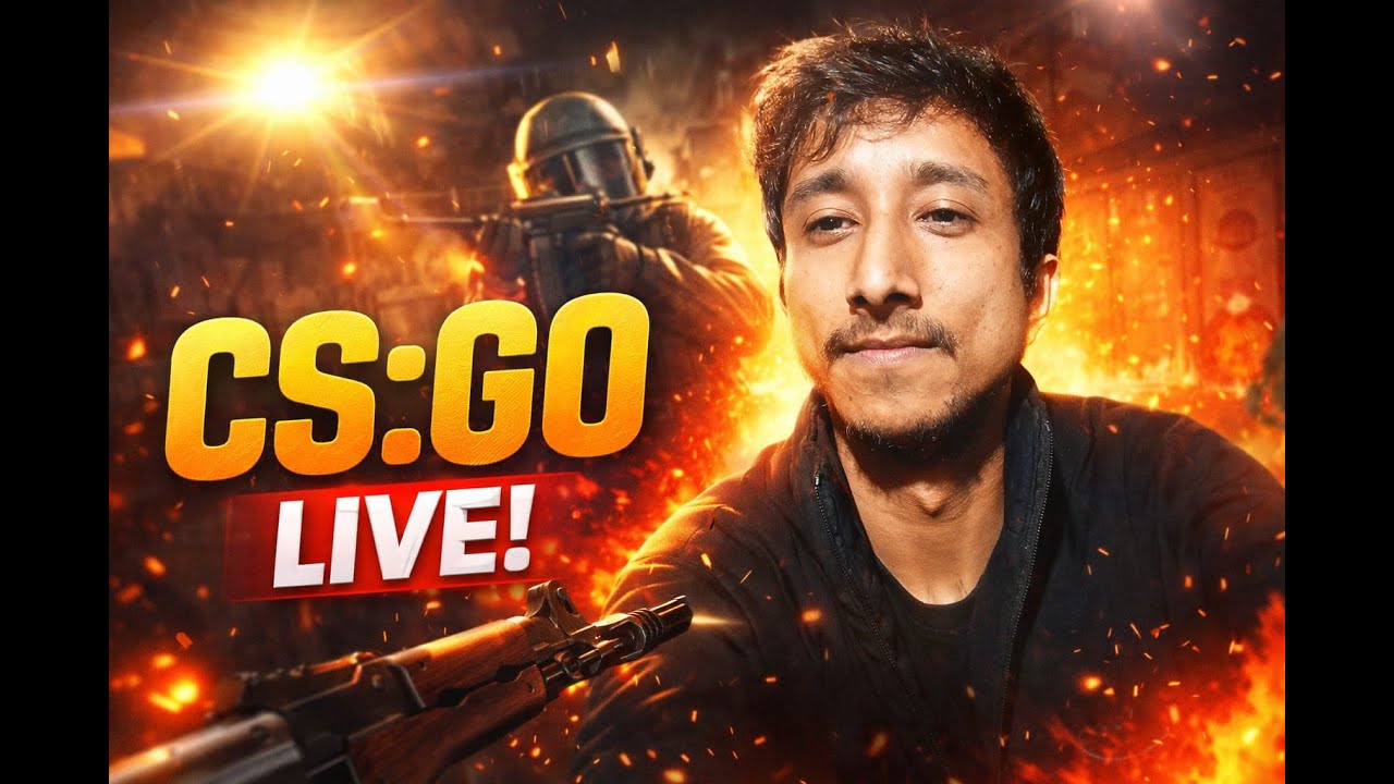 🔥 CS:GO Live Stream | Home Gaming Setup | Clutch Plays & Fun 🎯 - YouTube