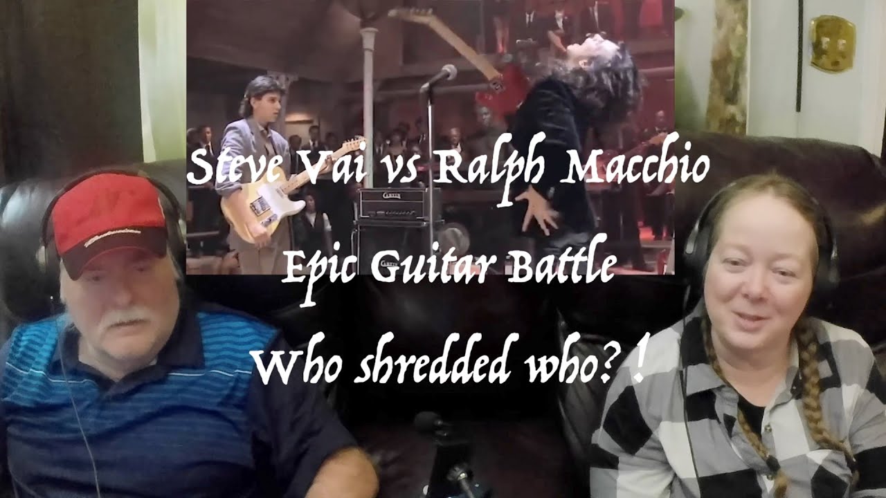 Steve Vai vs Ralph Macchio Epic Guitar Battle WHO WON?! Grandparents ...