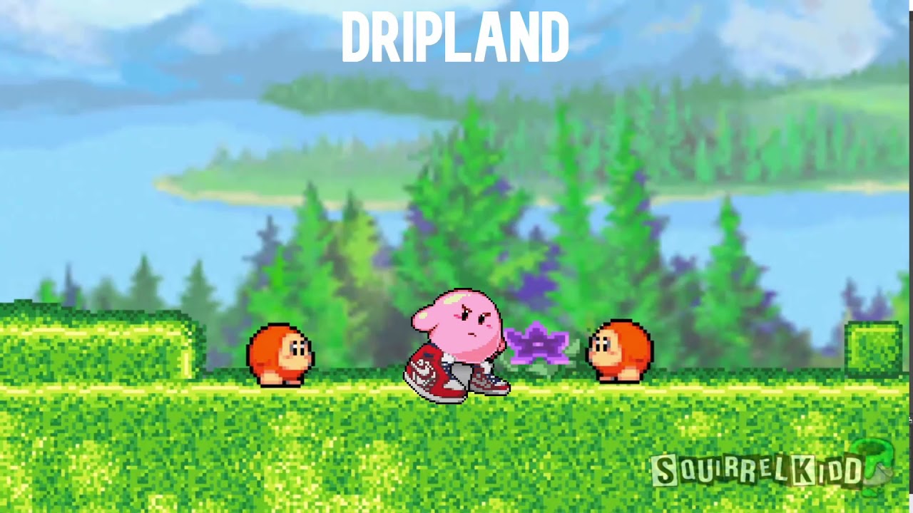 Kirby Dripland theme/Green greens trap remix extended 1 hour by ...