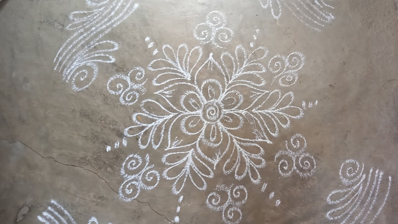 Muggulu || Sankranthi muggulu || Designs for home - YouTube