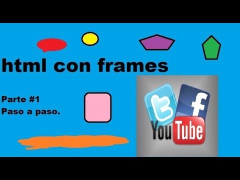 Crea tu pag web con frames parte #1 - YouTube