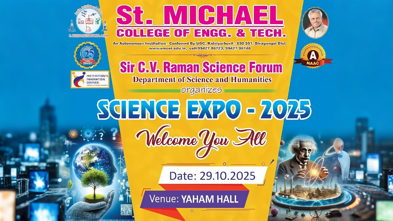 SCIENCE EXPO 2025 | St. Michael College of Engineering & Technology ...
