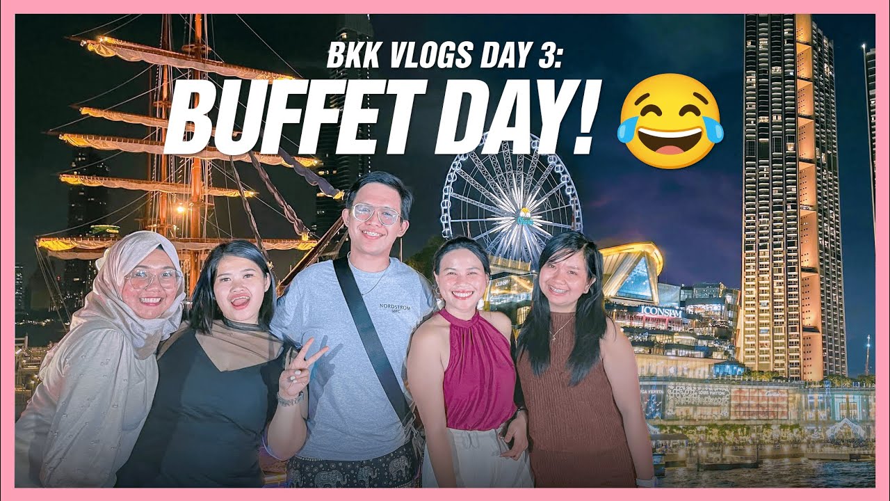 Vlog 023: Buffet day! 🇹🇭 (Ancient City, Erawan Museum, White Orchid ...
