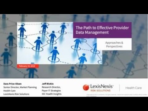 The Path to Effective Provider Data Management | LexisNexis Risk ...