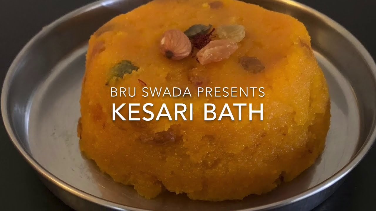 Kesari bath Recipe | Rava Kesari Recipe | Sheera Recipe | Bru Swada ...