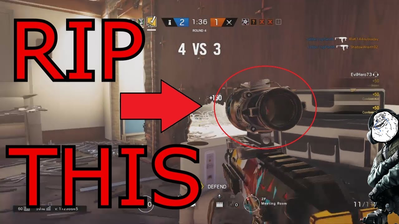 RIP ACOG - Rainbow Six Siege - YouTube