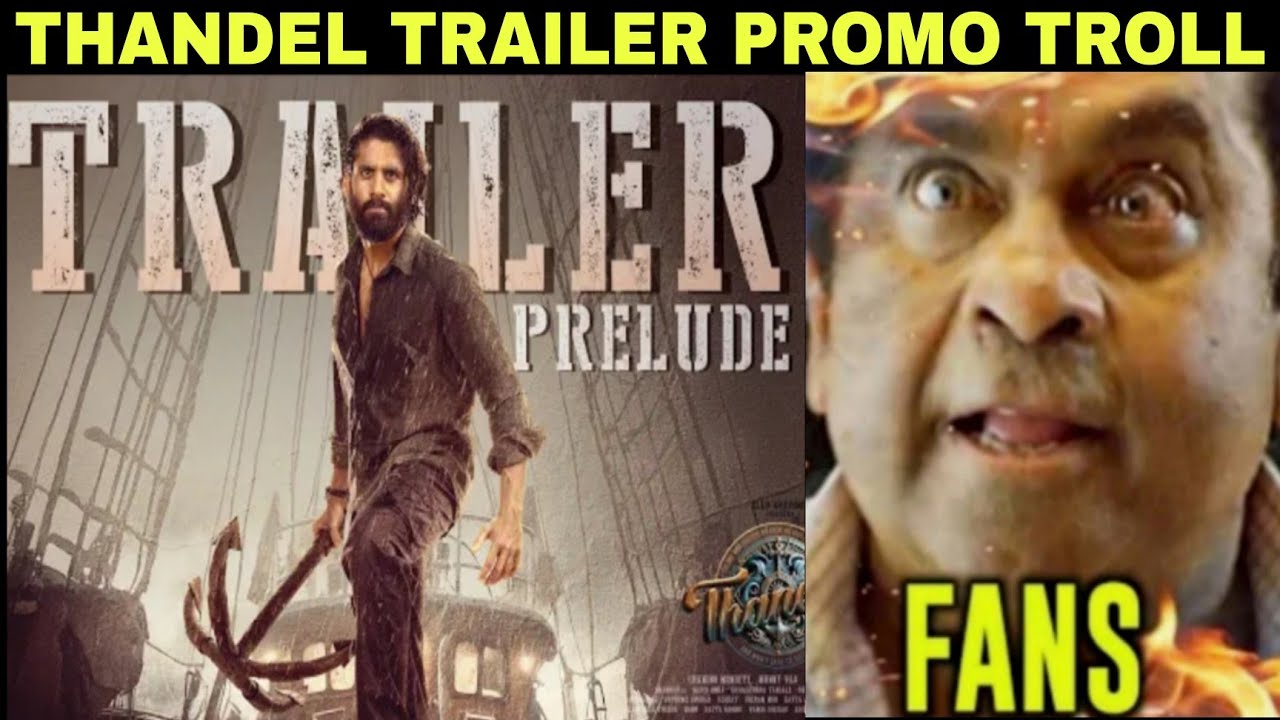 thandel trailer promo troll / naga chaitanya / saipallavi / thandel ...