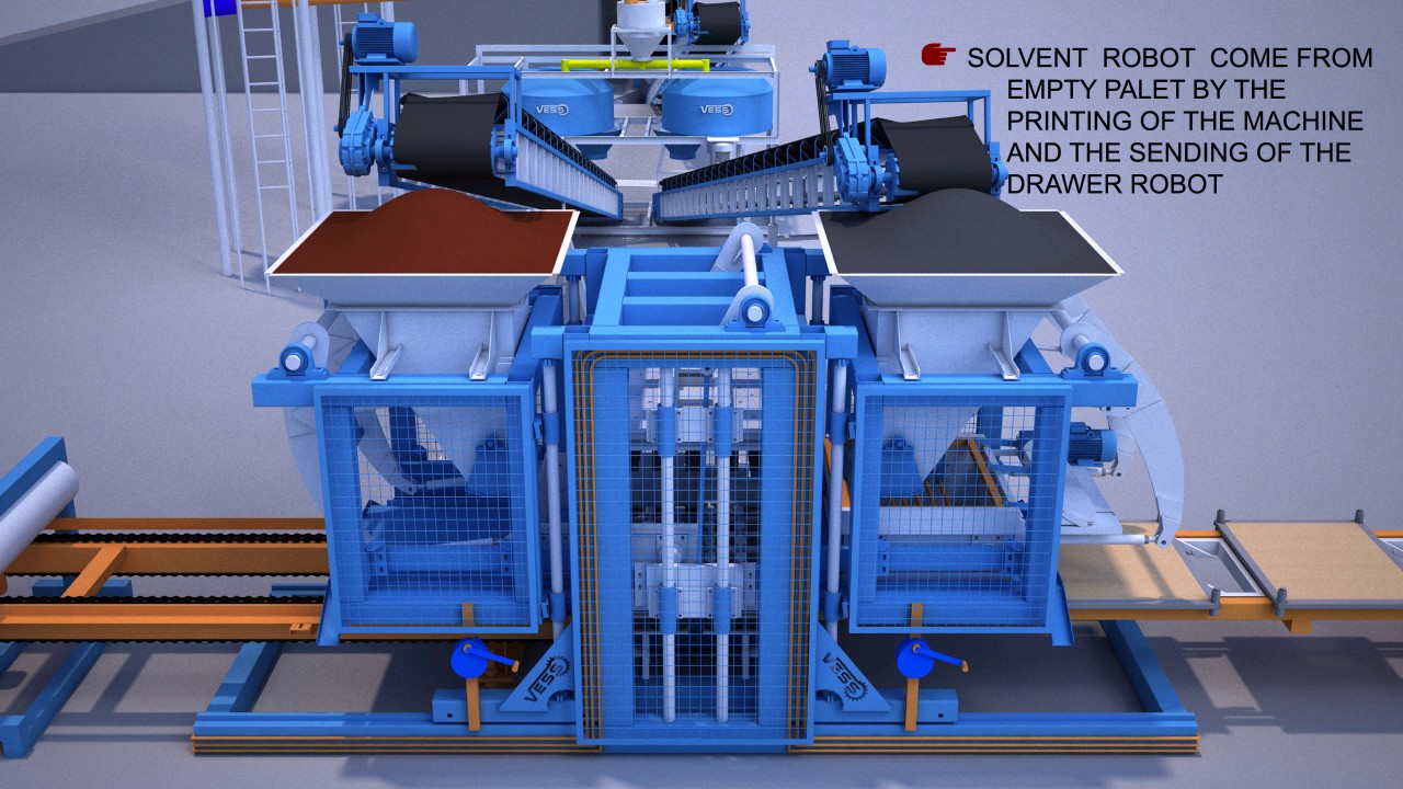 AUTOMATİC PAVING BLOCK MACHINE - YouTube