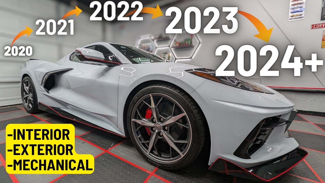 2020-2024+ C8 CORVETTE YEARLY CHANGES | INTERIOR | EXTERIOR ...