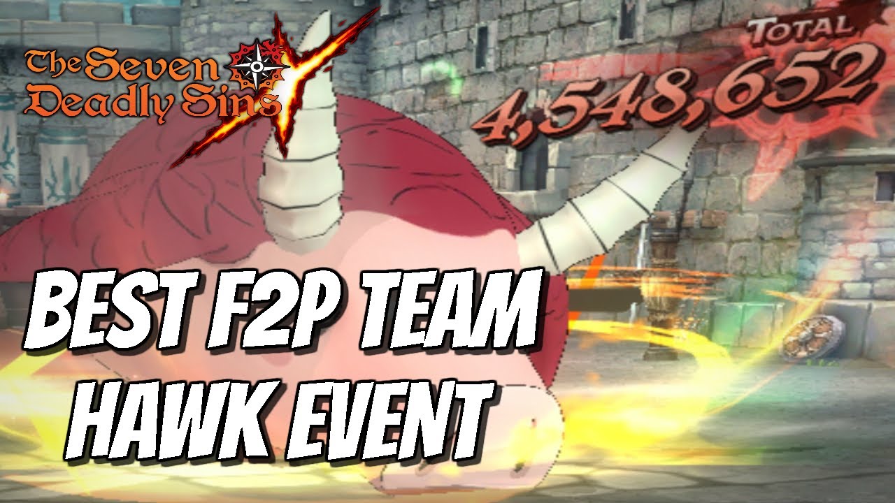 Best F2P Team For Hell Difficulty Giant Hawk Event! (7ds Guide) Seven ...