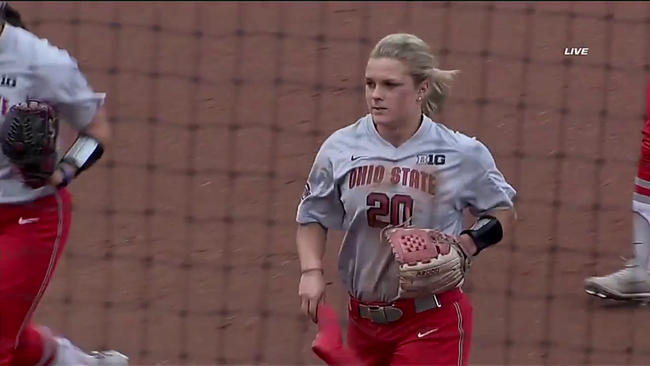 Emily Clark's Defensive Gem vs. Michigan State #BTNStandout - YouTube