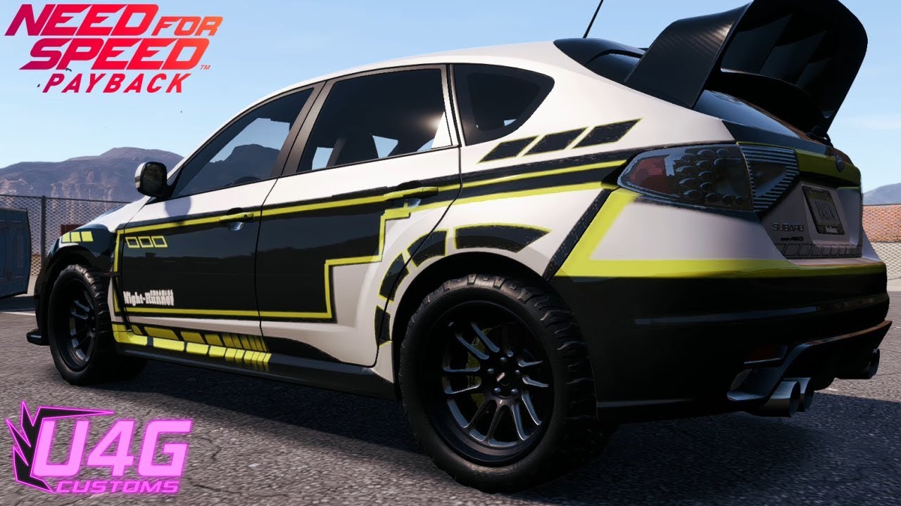 Need For Speed Payback Subaru Impreza WRX STI Offroad Customization U4G ...