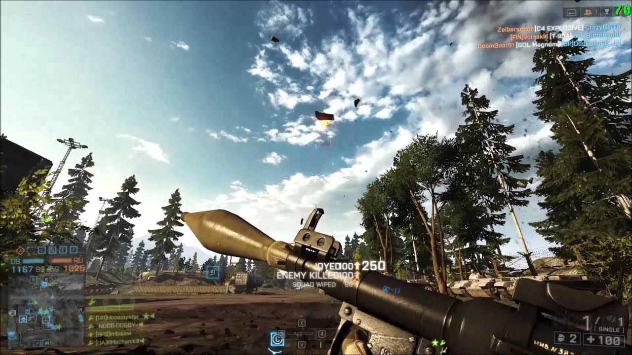 BF4 Engineer Montage (SMAW, SRAW, TANK) - YouTube