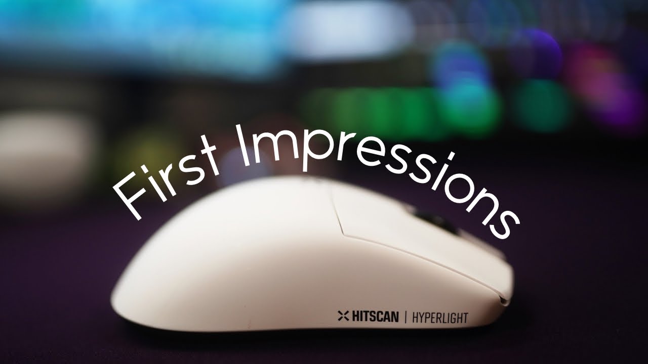 First Impressions of the Hitscan Hyperlight Gaming Mouse - YouTube