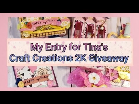 Outgoing Entry for @tinas_craft_creations #papercraft #craft - YouTube