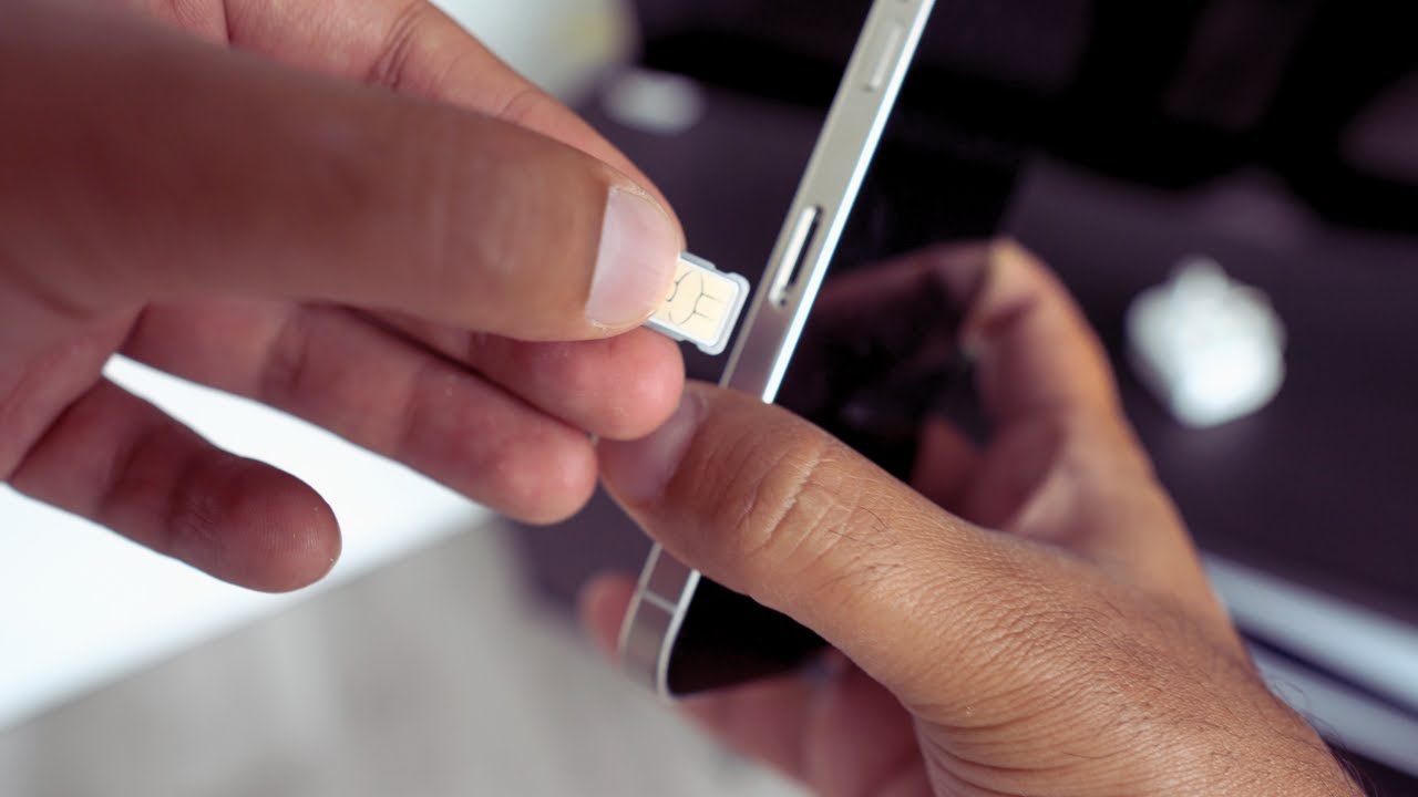HOW TO INSERT SIM CARD INTO IPHONE 15 PRO MAX - YouTube