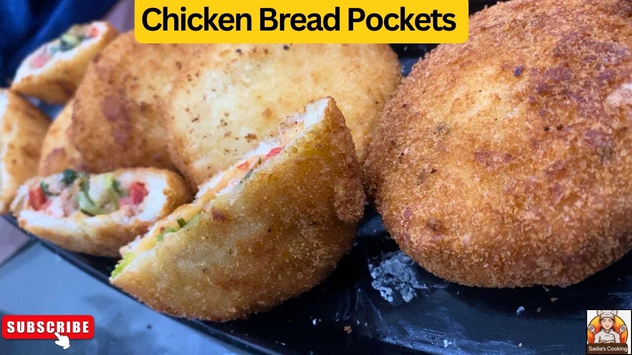 Chicken Bread Pockets | Bread Pockets Recipe | Ramadan Special - YouTube