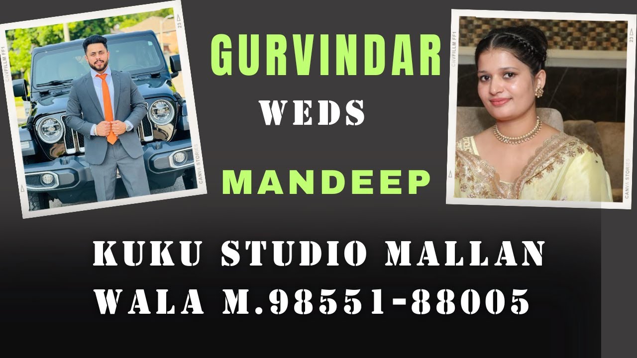 🔴[LIVE WEDDING DAY] GURVINDAR SINGH WEDS MANDEEP KAUR (KUKU STUDIO ...