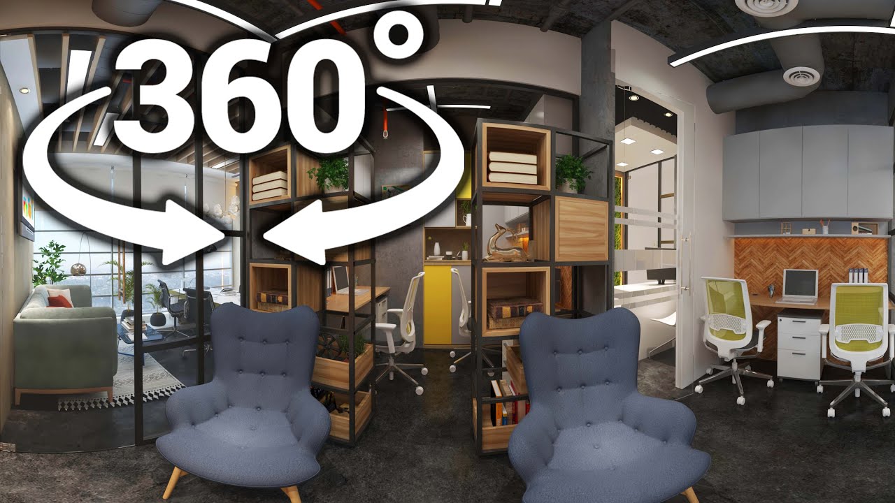 office interiors 360 degree video - YouTube