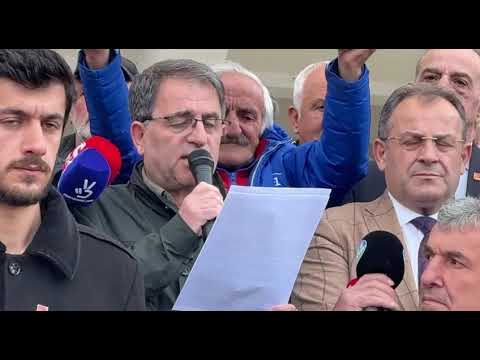 Deniz'den ÇAYKUR Önünde Yaş Çay Fiyatına Sert Tepki: \
